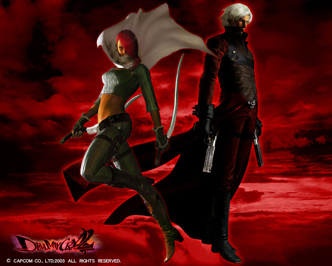 Image - Dante & Lucia wallpaper - Devil May Cry 2.jpg | Capcom Database ... Image - Dante & Lucia wallpaper - Devil May Cry 2.jpg | Capcom Database ...