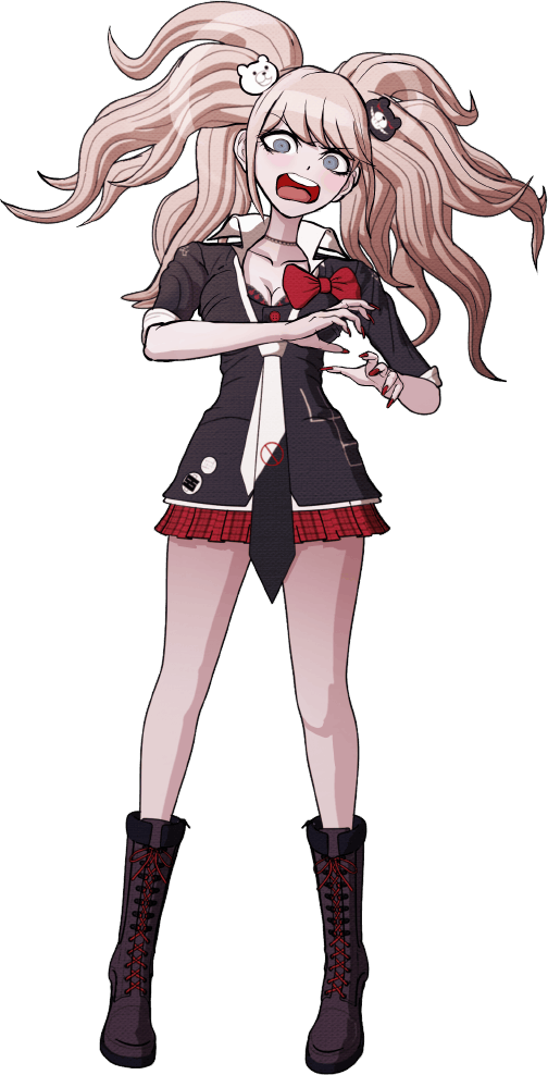 Image Junko Enoshima Fullbody Sprite 9png Danganronpa Wiki Fandom Powered By Wikia