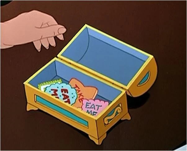 Eat Me Alice In Wonderland Cookies