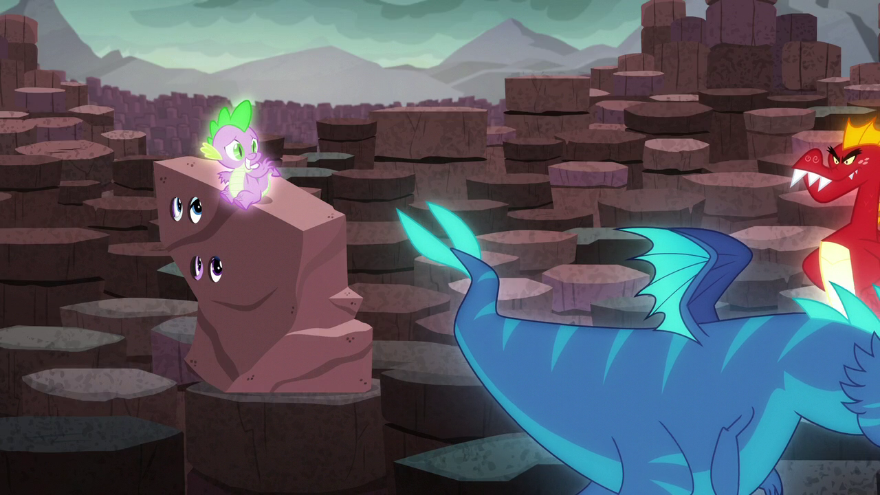 Image - Spike waves at a blue dragon; Garble walks into frame S6E5.png ... Image - Spike waves at a blue dragon; Garble walks into frame S6E5.png ...