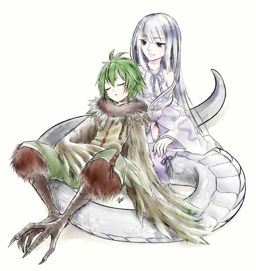 Image Harpy And Shirohebi Monster Girl Encyclopedia Wiki