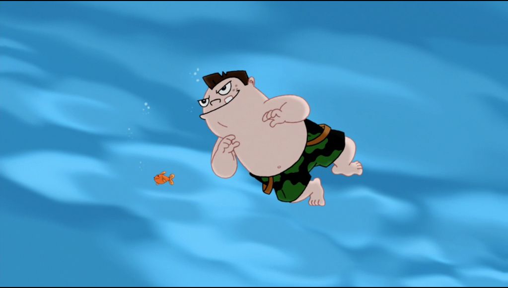 Image Buford Swimming With Biff Phineas And Ferb Wiki Fandom Powered By Wikia