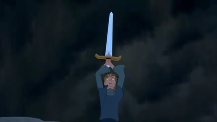 Image Arthur Holding Excaliburpng Quest For Camelot Wiki Fandom