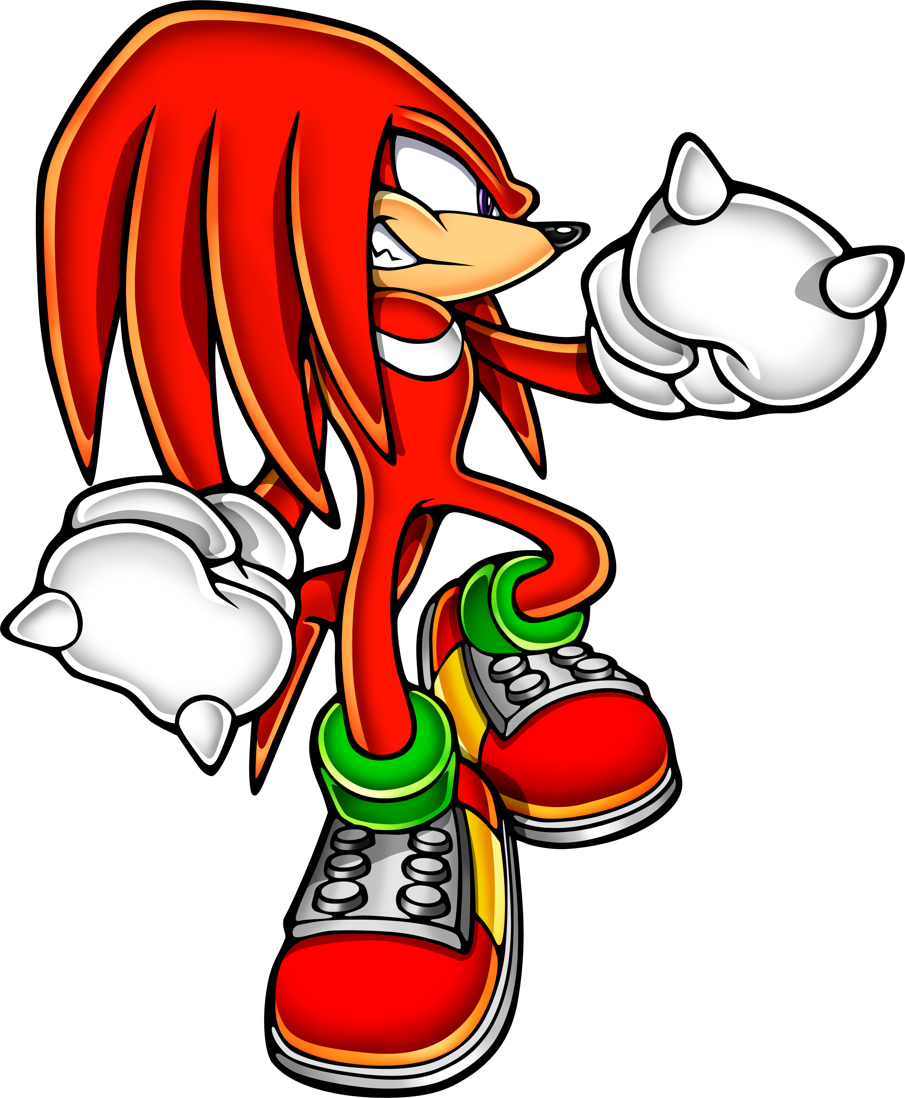 Image Sonic Art Assets Dvd Knuckles 2 Png Sonic News Network