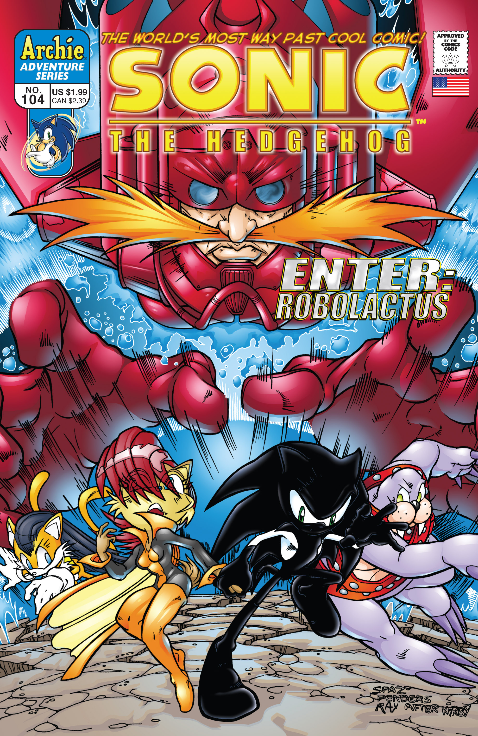 Archie Sonic The Hedgehog Issue 104 Sonic News Network Fandom