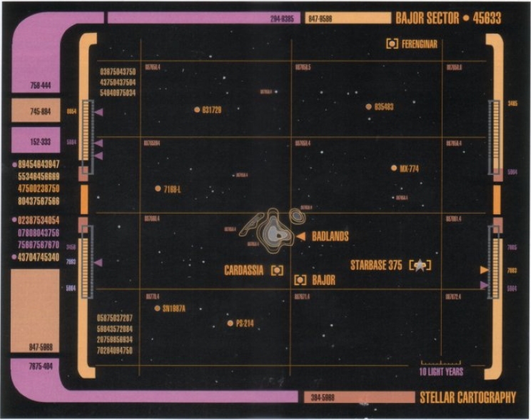 Bajor sector | Memory Beta, non-canon Star Trek Wiki | FANDOM powered ... Bajor sector | Memory Beta, non-canon Star Trek Wiki | FANDOM powered ...
