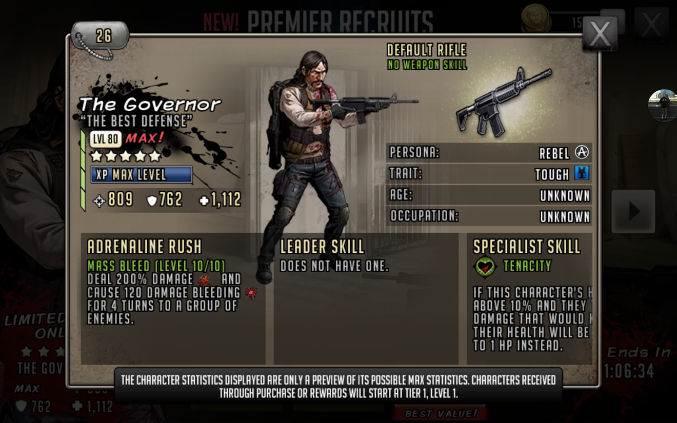 The Governor Walking Deadroad To Survival Wikia Fandom Powered By