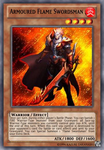 Armoured Flame Swordsman Yu Gi Oh Card Maker Wiki Fandom Powered By