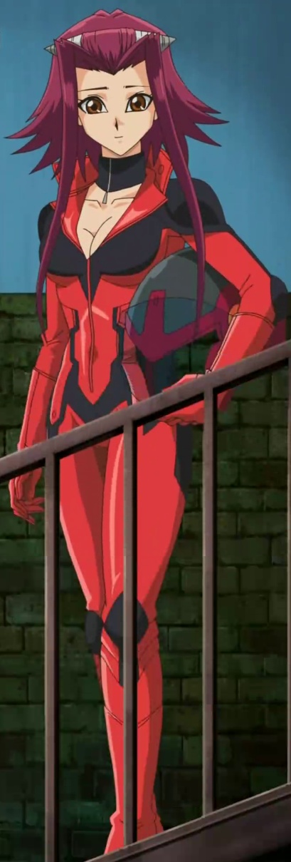 File Akiza In Her Runner Suit Yu Gi Oh Fandom Powered By Wikia