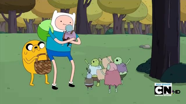 Image - S3e6 Finn holding Fat Villager.png | Adventure Time Wiki ...