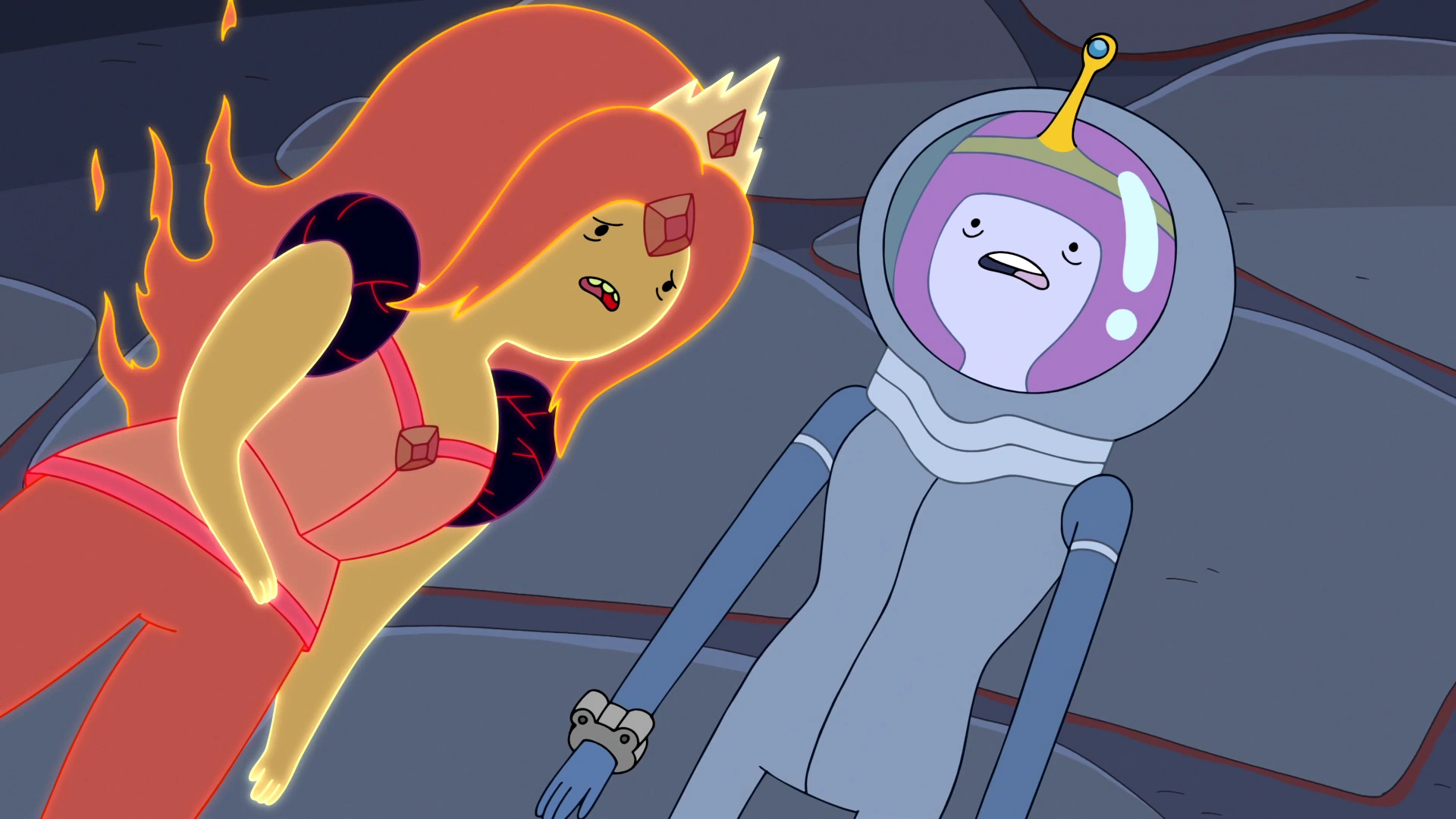 Image - S6e22 FP and PB lying on the ground.png | Adventure Time Wiki ...