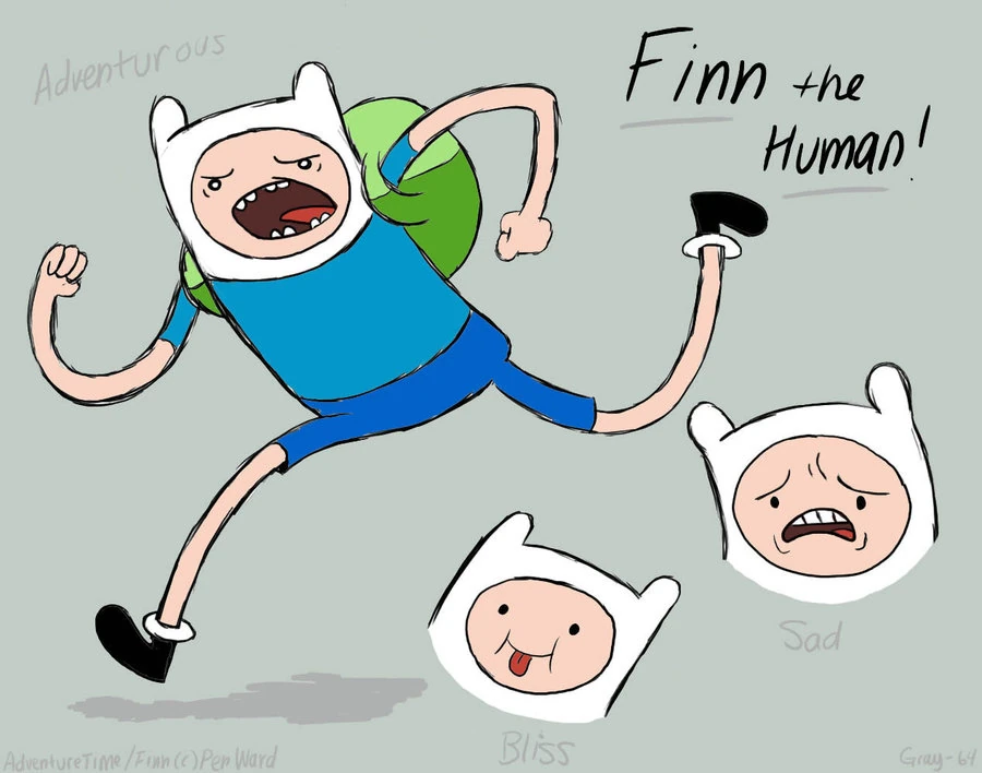Image - Finn the Human by Graystripe64.jpg | Adventure Time Wiki ...