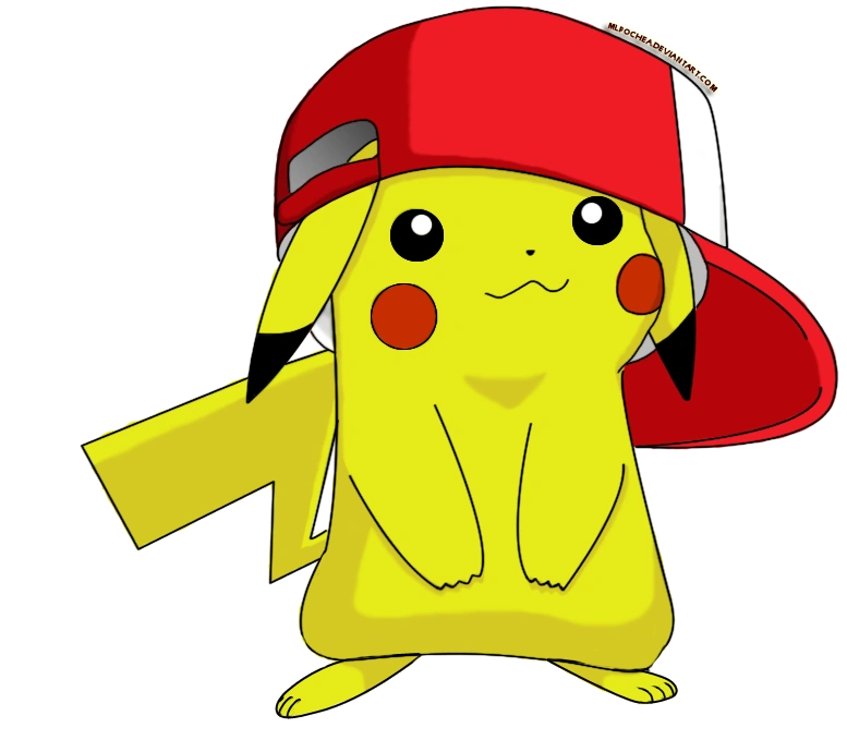 Image - Cute pikachu with hat by mlpochea-d63xlom.png | All Anime ...