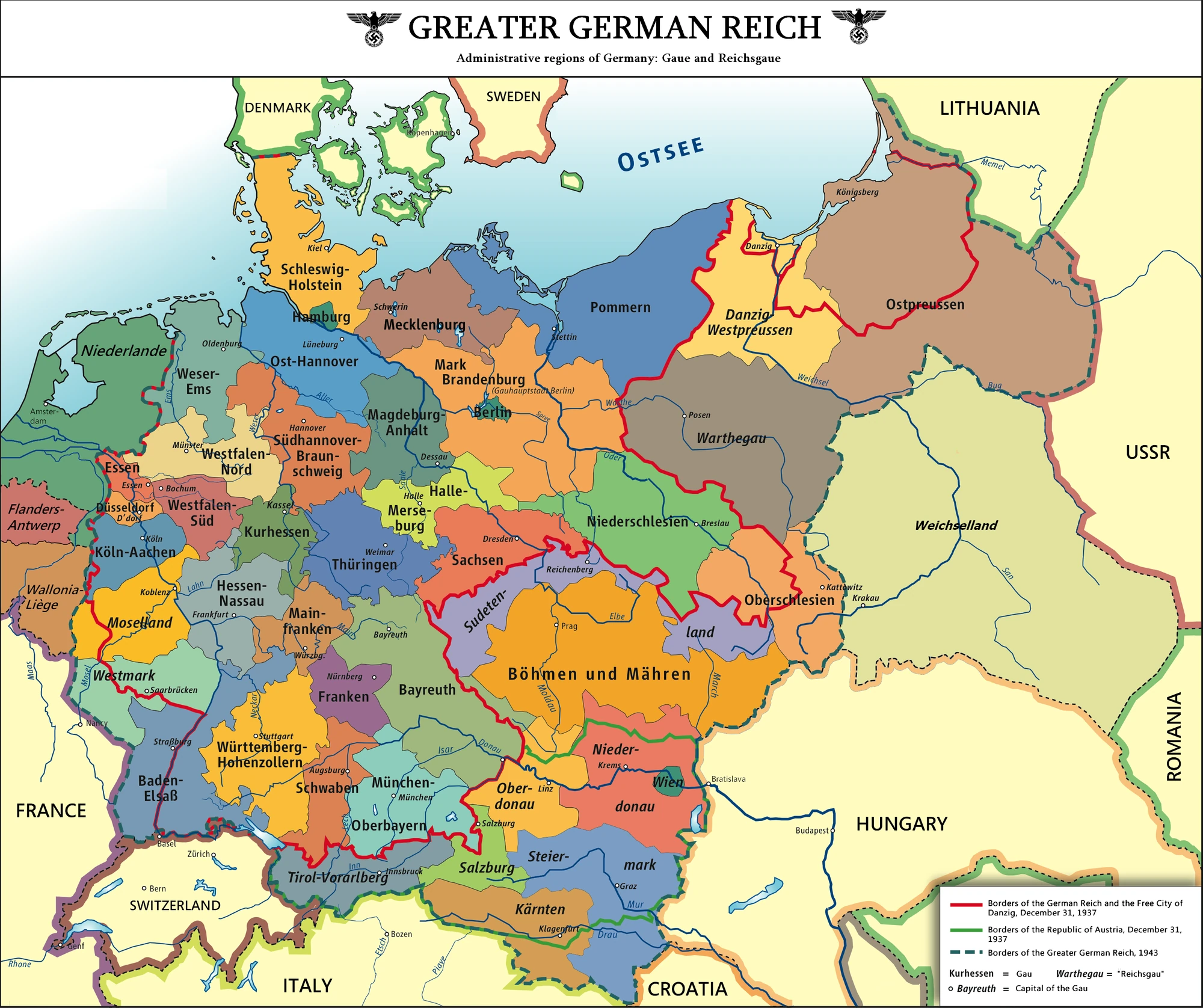 Image - German Administrative Regions 1946.PNG | Alternative History ...