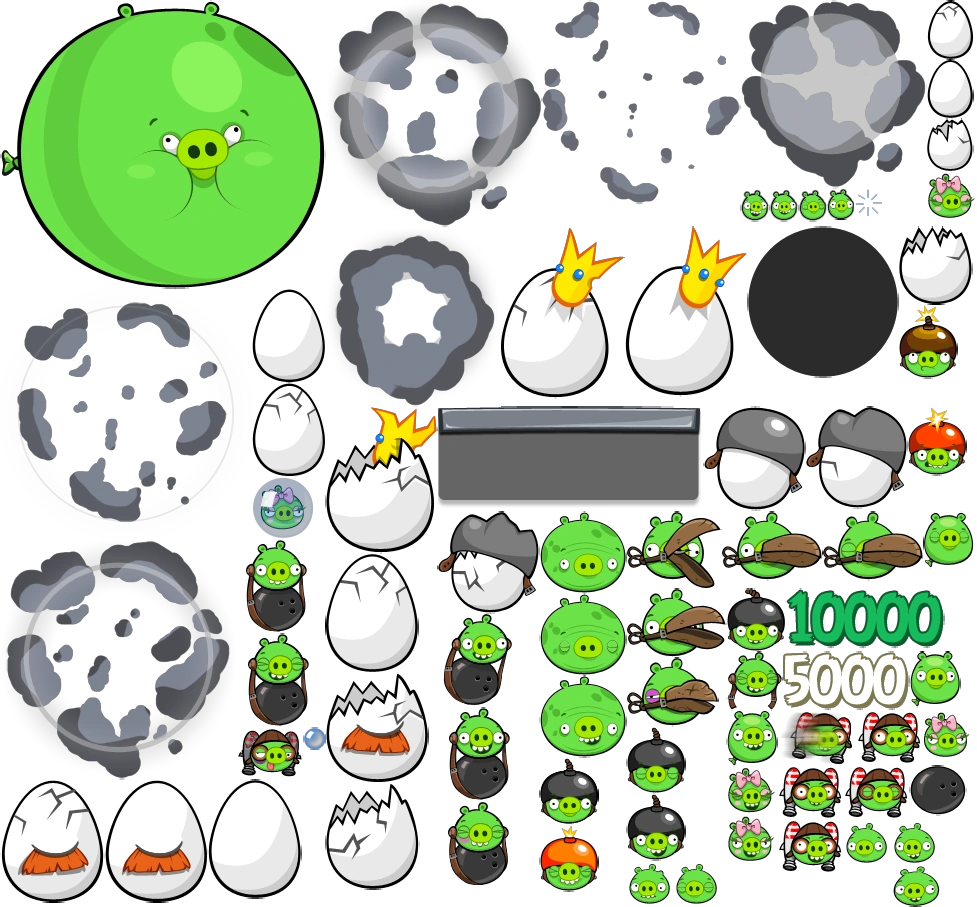 Angry birds seasons sprites - furniturebery