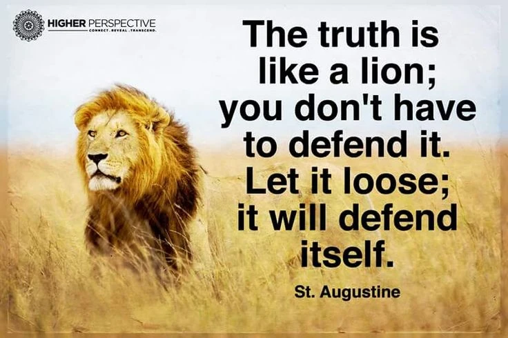 Truth Lion Quote