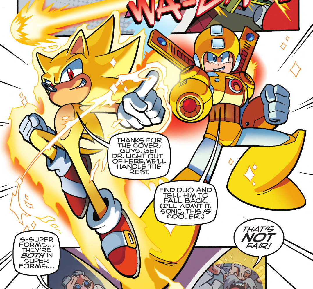 Image - Sonic and Mega Man Go Super.jpg | Mobius Encyclopaedia | FANDOM ...