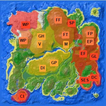 Изображение - Map Quetzal.png | ARK: Survival Evolved вики | FANDOM ...