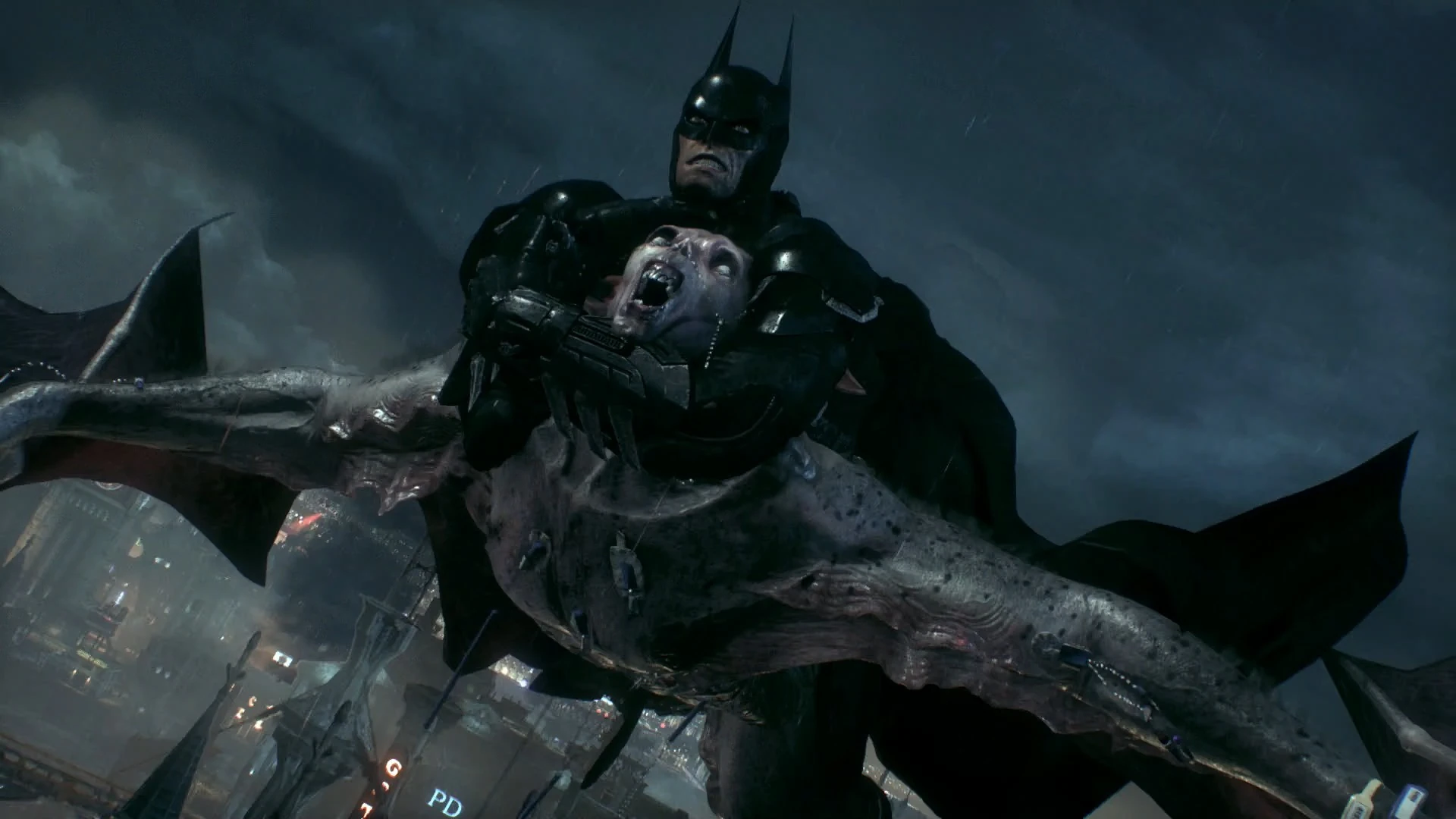 Image - Batman and Man-Bat fighting.jpg | Arkham Wiki | Fandom powered ...