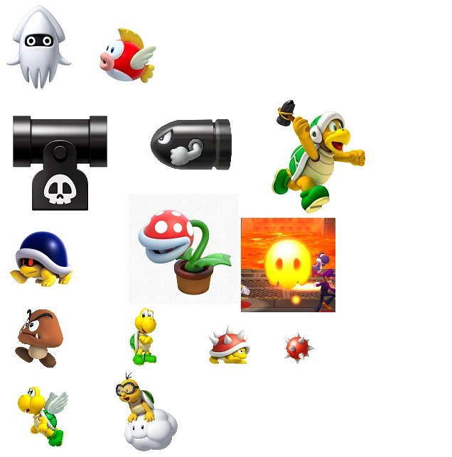 Super Mario Enemies Pictures