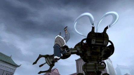 Image - Korra fighting mecha tank.png | Avatar Wiki | Fandom powered by ...