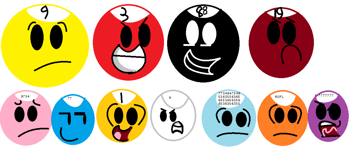 Image - Billard Balls.png | Battle for Dream Island Wiki | FANDOM ...