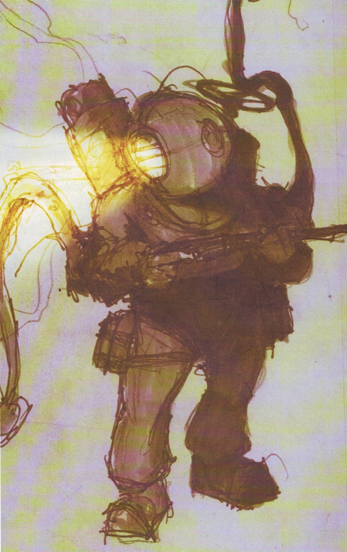 Image - Early Big Daddy Concept Art.jpg | BioShock Wiki | FANDOM ...