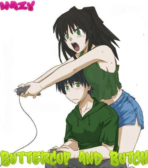 Image - Buttercup and butch by nazy244-d56h5q8.jpg | The Powerpuff ...