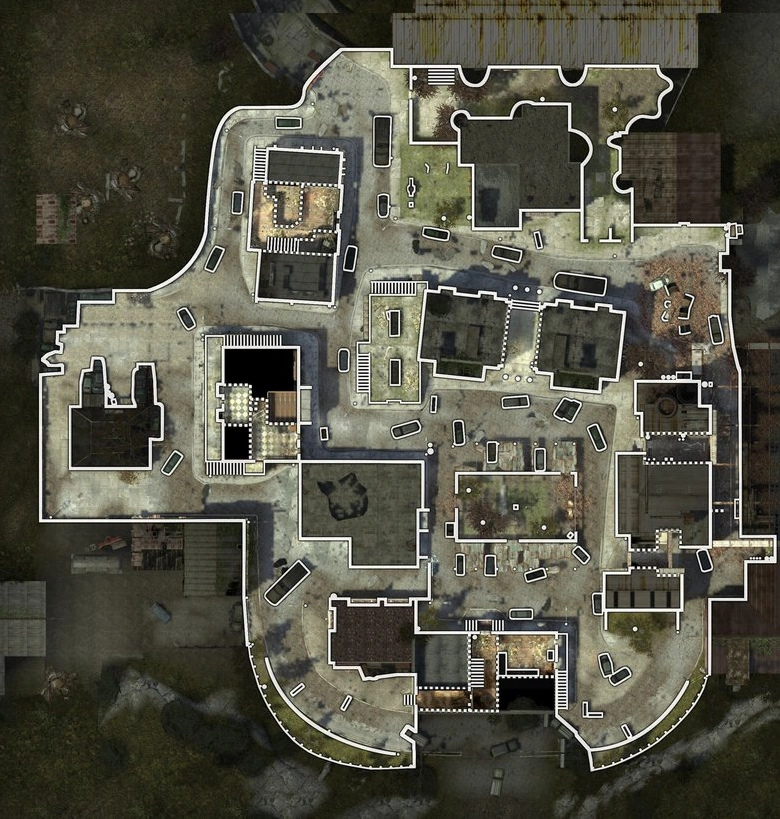 Datei:Fallen top down map.png | Call of Duty Wiki | Fandom powered by Wikia