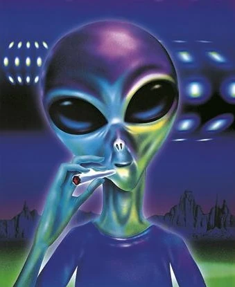 Image - Alien smoking cannabis.jpg | WeedWiki | FANDOM powered by Wikia