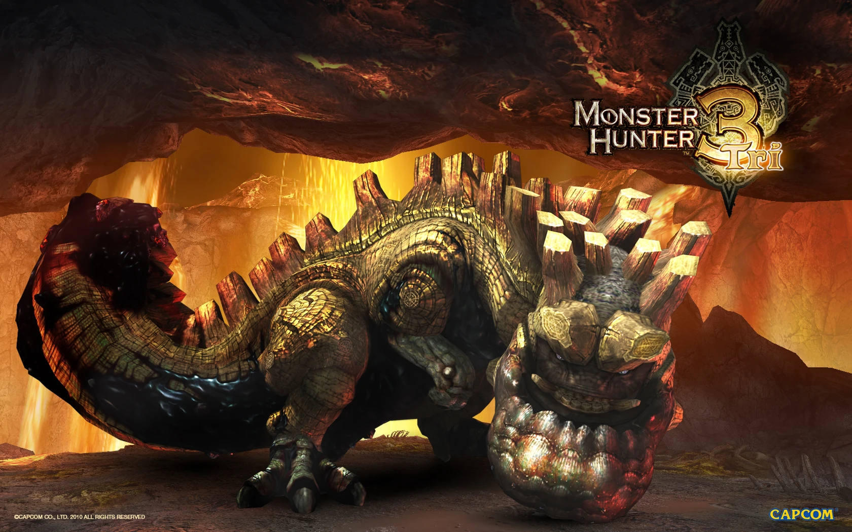 Image - Monster Hunter 3 Tri wallpaper.jpg | Capcom Database | FANDOM ...