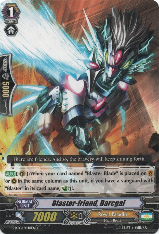 Cardfight Vanguard Blaster Blade Seeker English