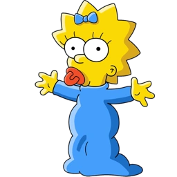The Simpsons: Maggie Simpson Minecraft Skin