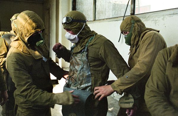 Image - Chernobyl-25th-anniversary-liquidators-firefighters-suiting-up ...