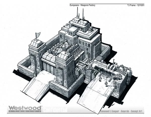 Image - EU Weapons Factory concept art.jpg | Command and Conquer Wiki ...