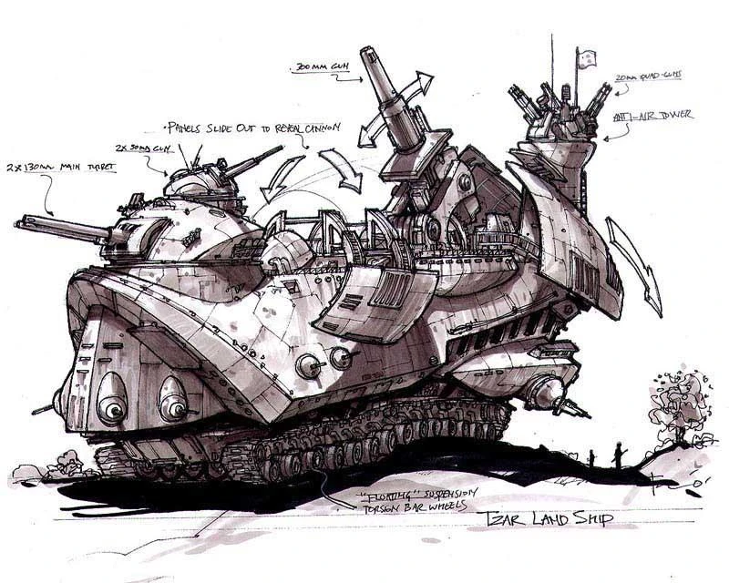 Image - Tzar Landship concept art 2.jpg | Command and Conquer Wiki ...