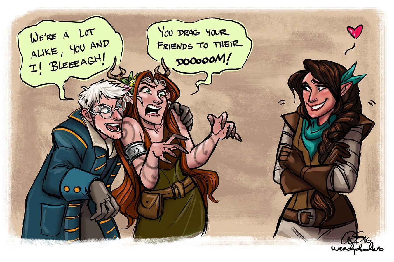 Image - Episode-63-Percy-and-Keyleth-cheer-up-Vex-by-Wendy-Sullivan ...