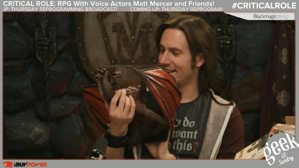 Image - Matthew-Mercer-with-Thordak-Miniature.jpg | Critical Role Wikia ...