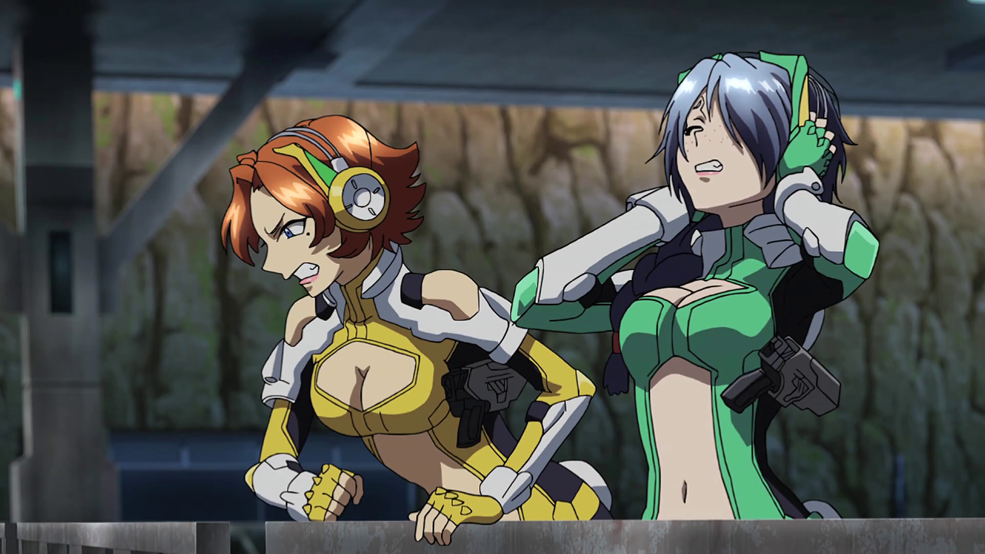 Image Cross Ange Ep 06 Rosalie And Chris Furious At Angepng Cross Ange Rondo Of Angel And