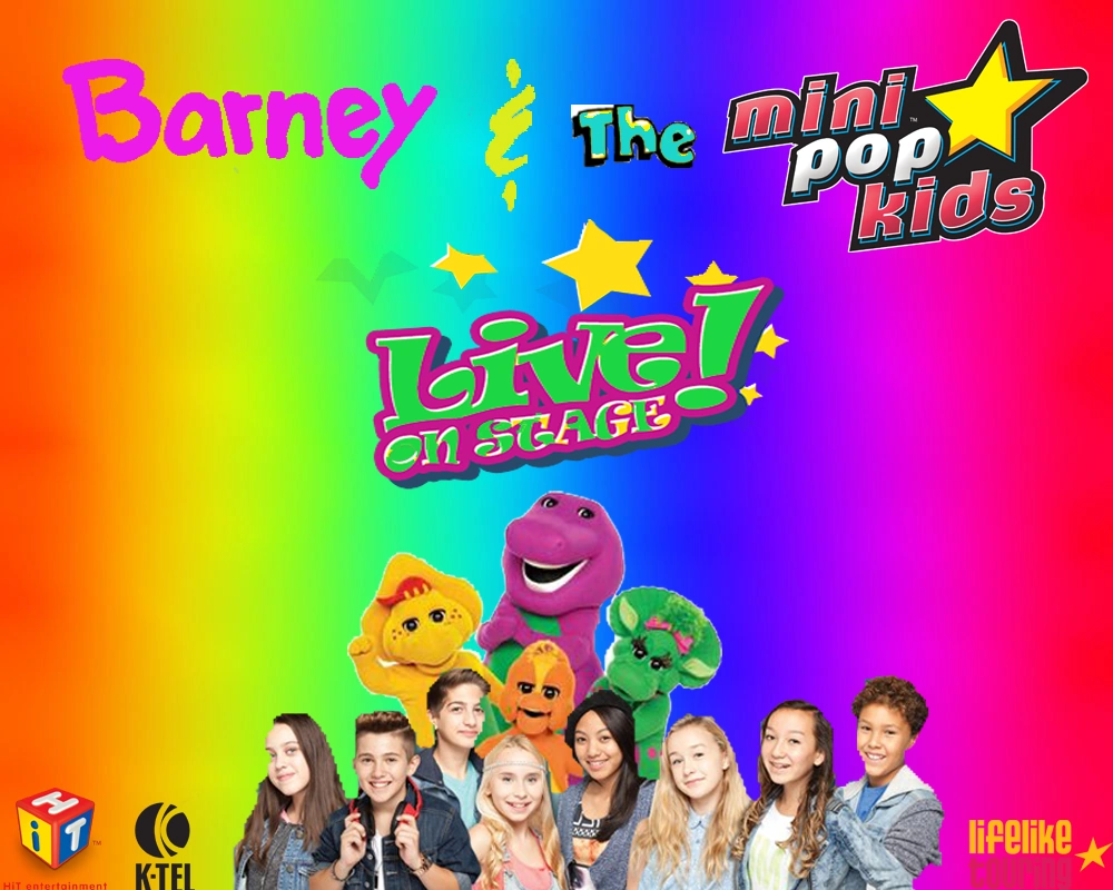 Barney & The Mini Pop Kids LIVE! | Custom Stuff Wikia | Fandom powered ...