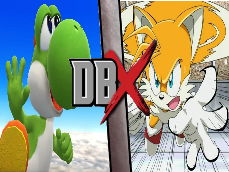 Yoshi Vs Tails Yoshi, Miles "Tails" Prower. MINITOON