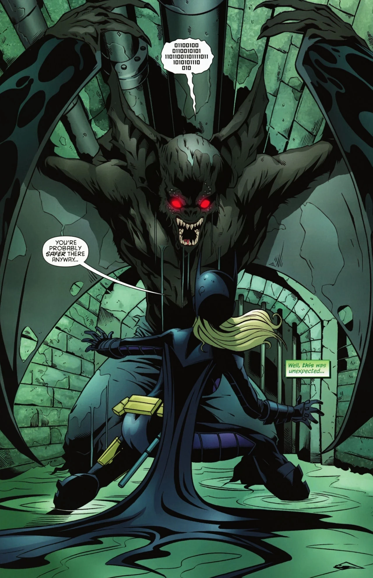 Image - Man-Bat with Batgirl.jpg | Deadliest Fiction Wiki | Fandom ...