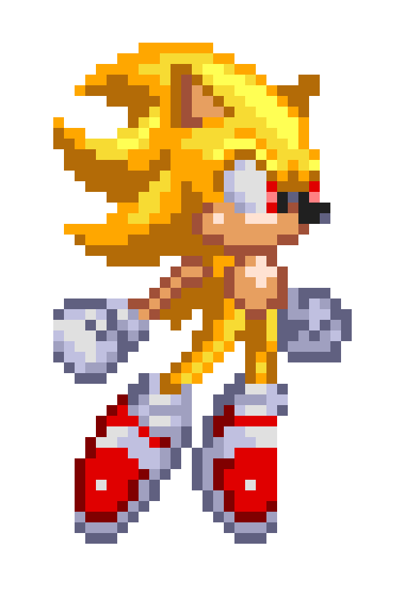 Image - Super Sonic Sprite.png | DEATH BATTLE Wiki | Fandom powered by ...