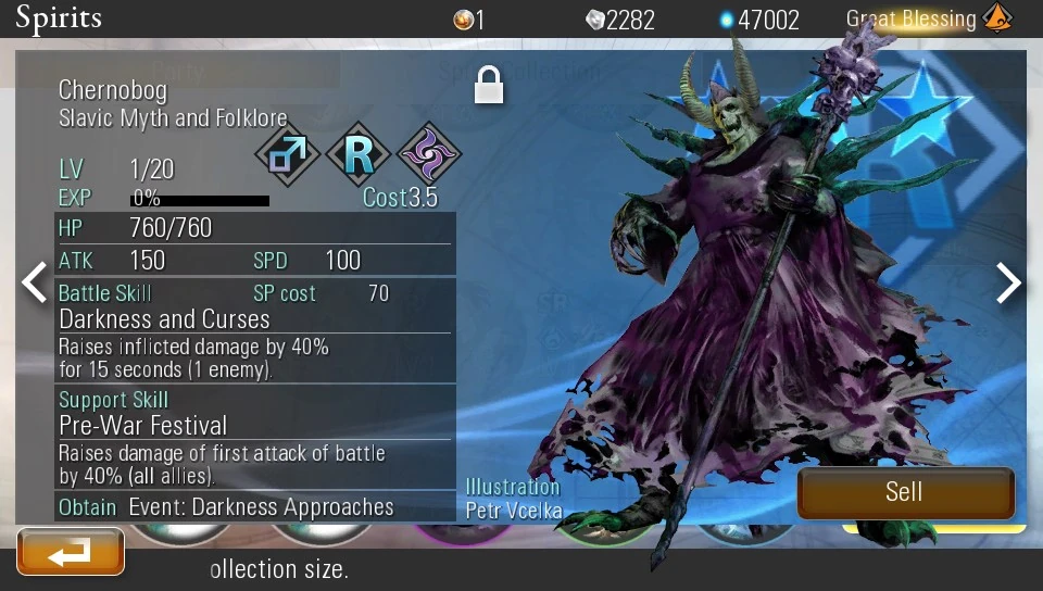 Chernobog | Destiny of Spirits Wiki | FANDOM powered by Wikia