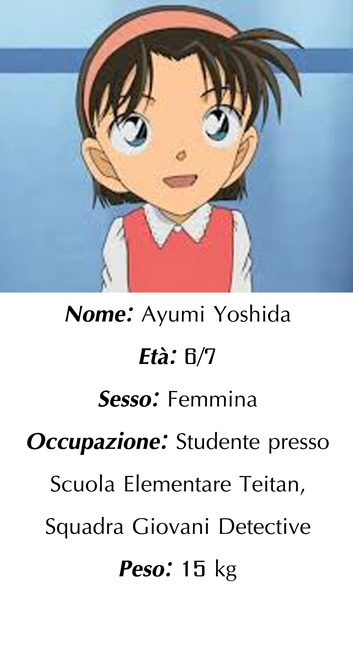 Ayumi Yoshida Detective Conan Wikia Fandom Powered By Wikia