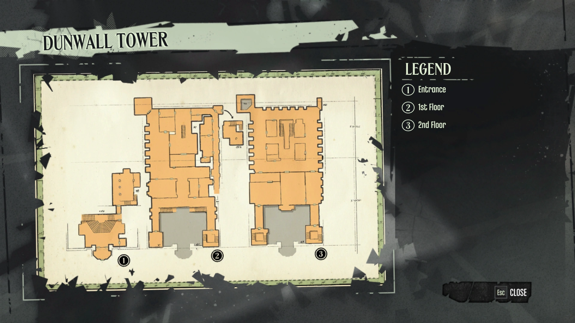 Image - Dunwall tower map.png | Dishonored Wiki | FANDOM powered by Wikia