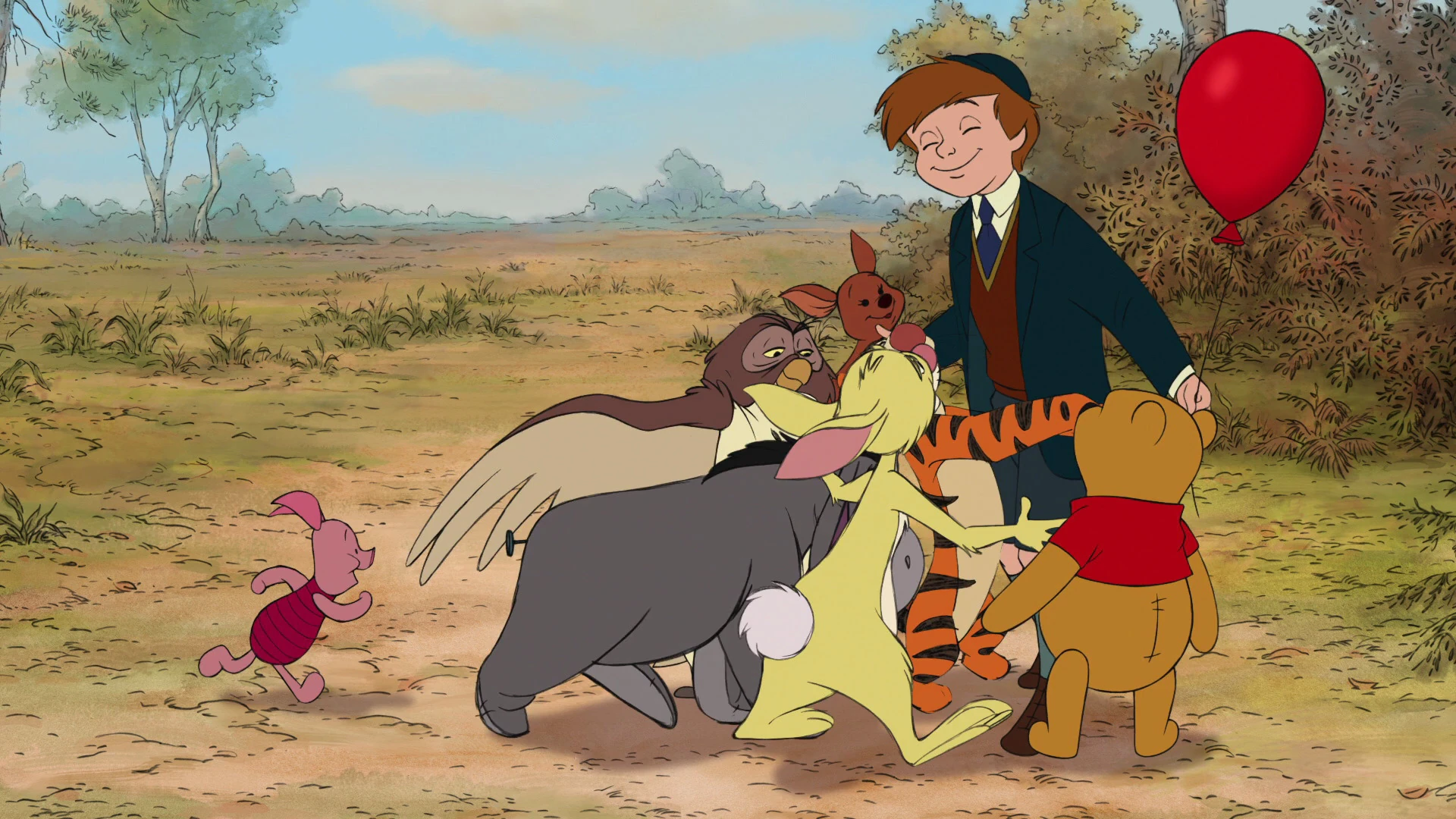 Image - Winnie the Pooh Christopher Robin's back.jpg | Disney Wiki ...