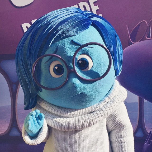 Image - Sadness at the Inside Out premiere.jpg | Disney Wiki | FANDOM ...