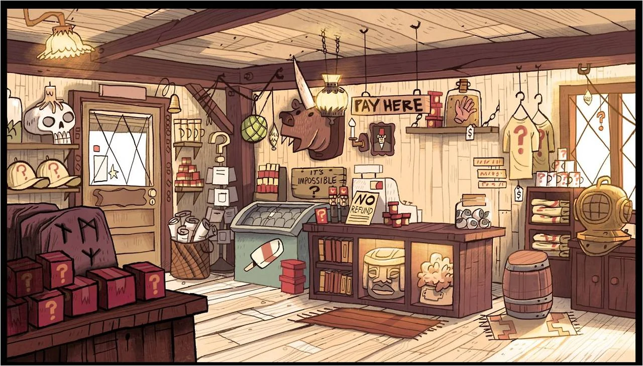 Image - Mystery Shack interior.jpg | Disney Wiki | Fandom powered by Wikia