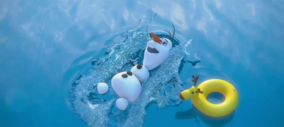 Image - Olaf-the-snowman-swimming.jpg | Disney Wiki | FANDOM powered by ...